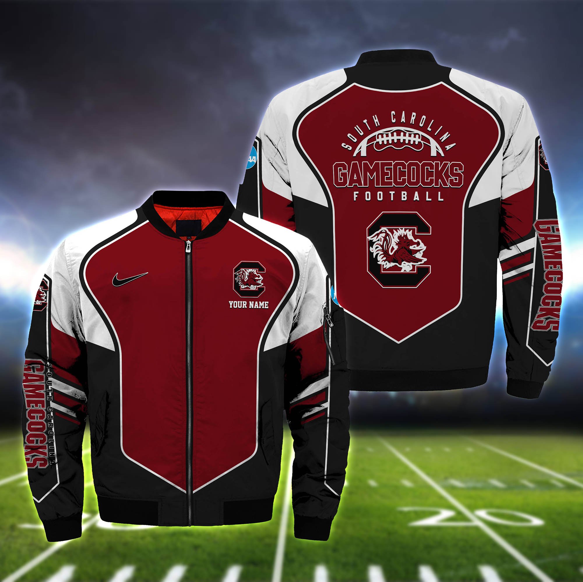 South Carolina Gamecocks Bomber Jacket 2024 Version Custom Name, Sport ...