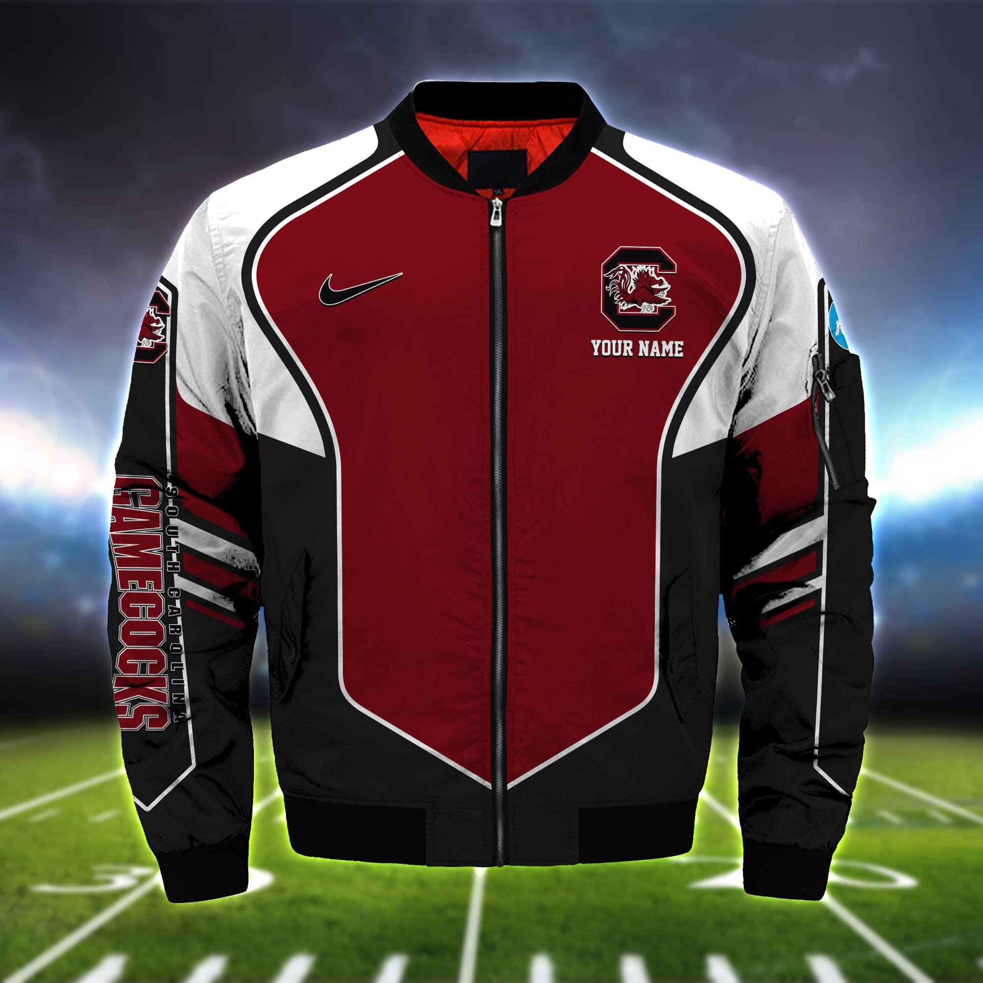 South Carolina Gamecocks Bomber Jacket 2024 Version Custom Name, Sport ...