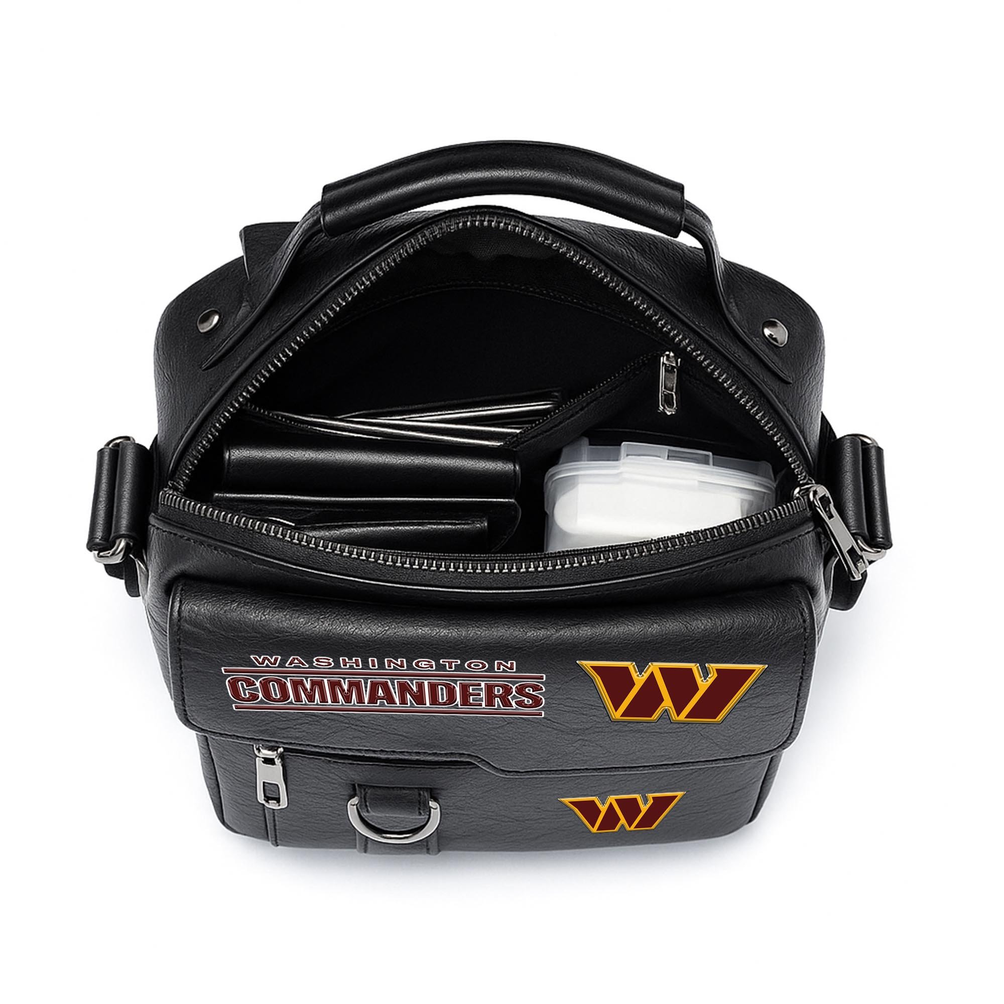 Washington Commanders Men’s Crossbody Shoulder Bag Custom Your Name ...